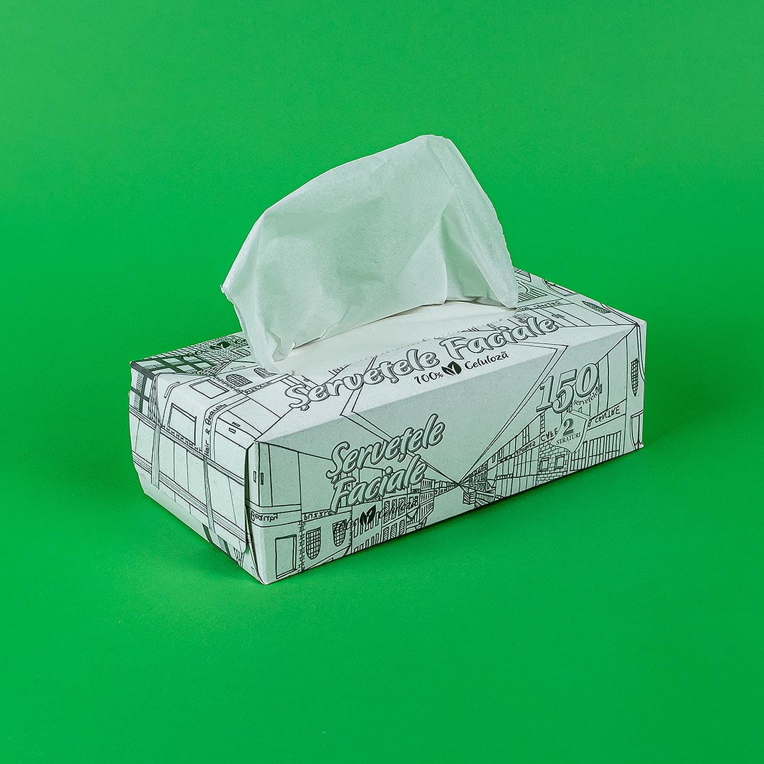 Servetele Urban 150 buc/cutie - PackMan